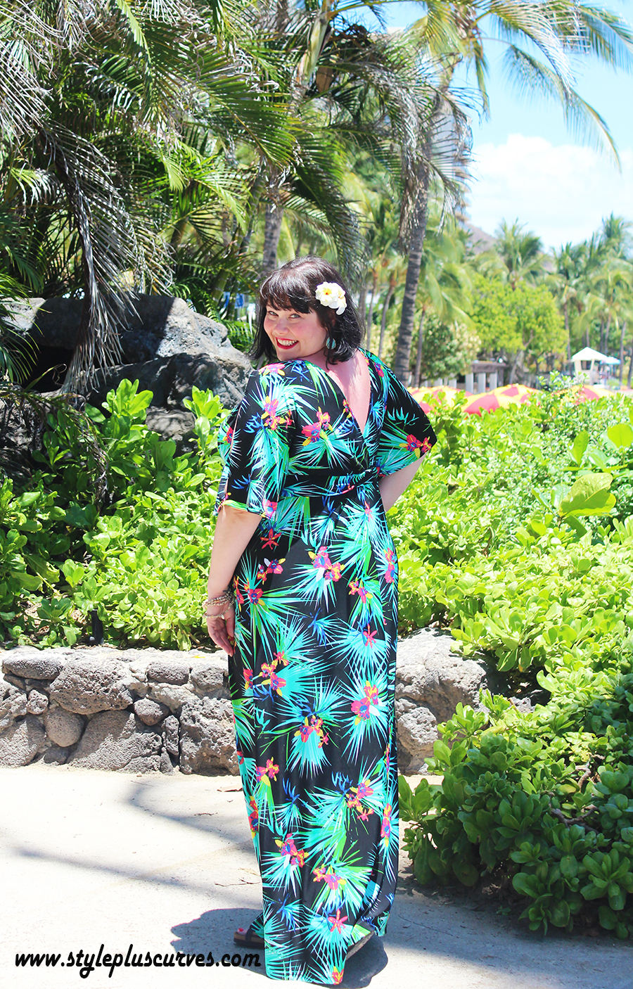 The Perfect Plus Size Dress For Your Tropical Vacation
